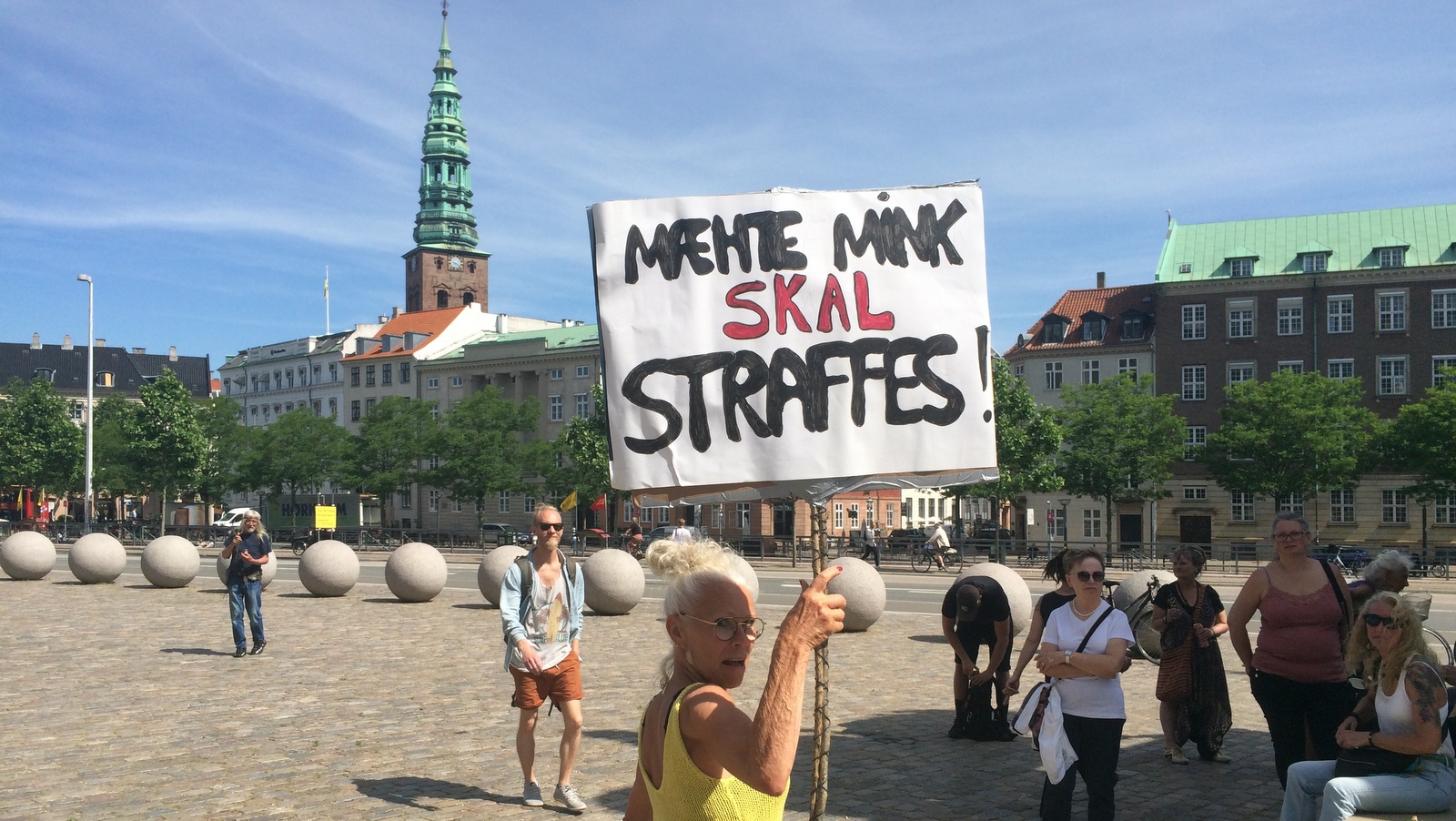 Billeder fra Mette Mink-demoen i går | Via Brændgaard